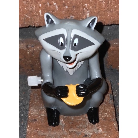 Disney | Toys | Vintage Disney Pocahontas Meeko Raccoon Wind Up Toy ...